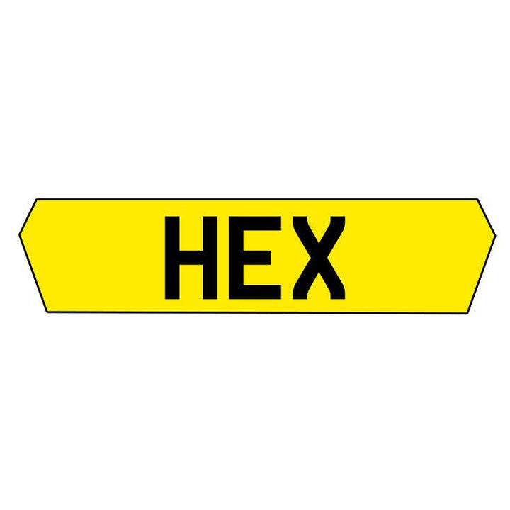 Hex FRONT Plate (Addon) – Plate Warehouse